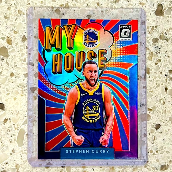 Panini | Other | Steph Curry Optic Prizm Card My House Nba Warriors ...